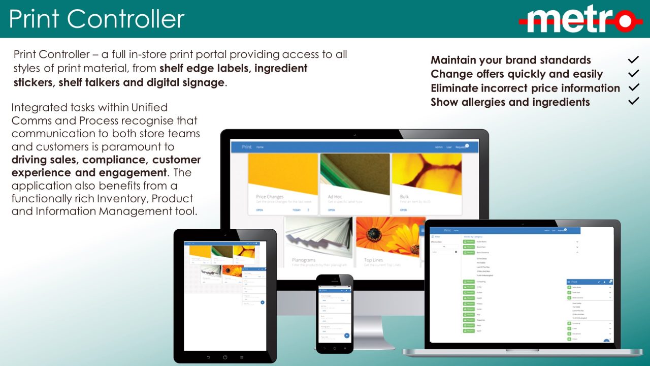 Re-energising the shelf edge - The all-in-one digital workplace - Metro